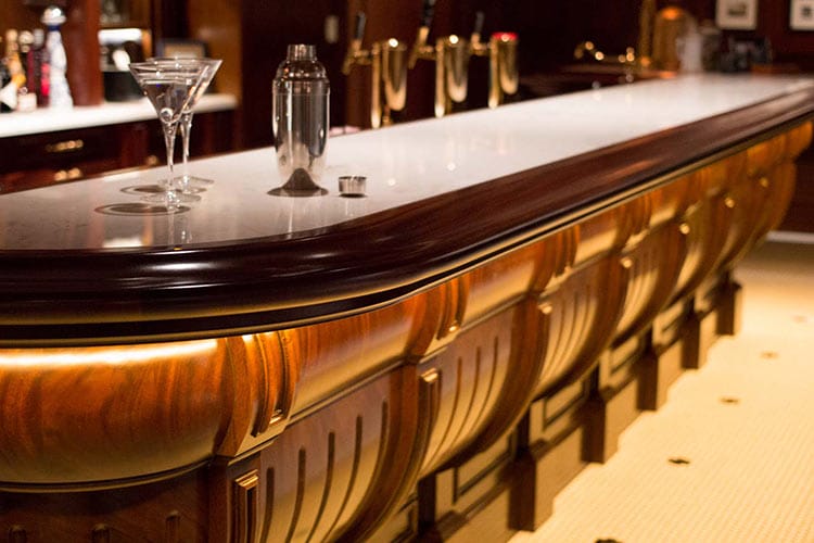 Custom Built Wood Bar | Linear Fine Woodworking | Phoenix AZ